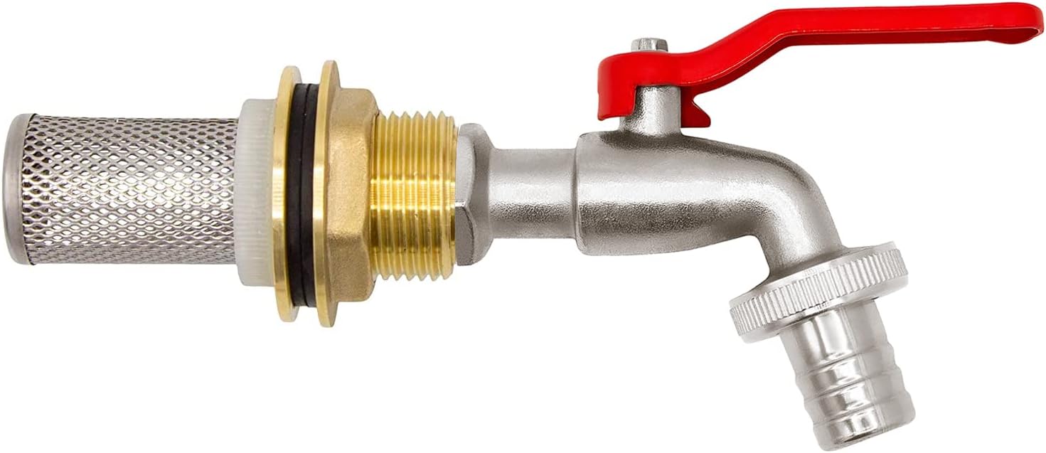 Juego de filtro de salida de bola para grifo y barril de lluvia (1/2 ...