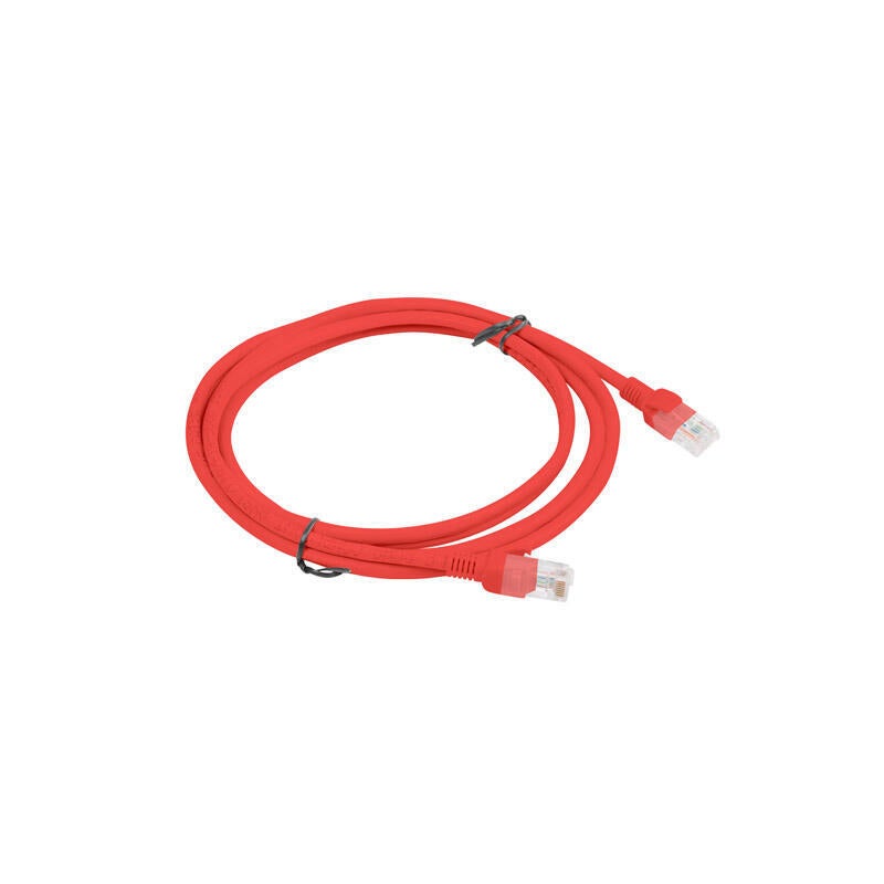 C ble r seau Lanberg pcu6-10cc-0200-r, rj45, utp, cat 6, 2m, rouge | Leroy Merlin