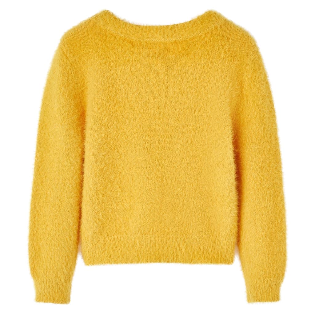 Pull-over tricoté pour enfants ocre 116 Unico / Amarillo | Leroy Merlin
