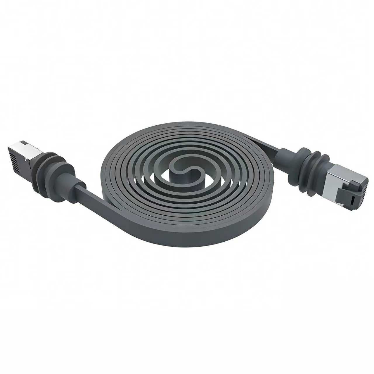 Elfcam – Câble Ethernet plat Cat 6A S/FTP – 30 m – RJ45 – 500 MHz – 10 ...