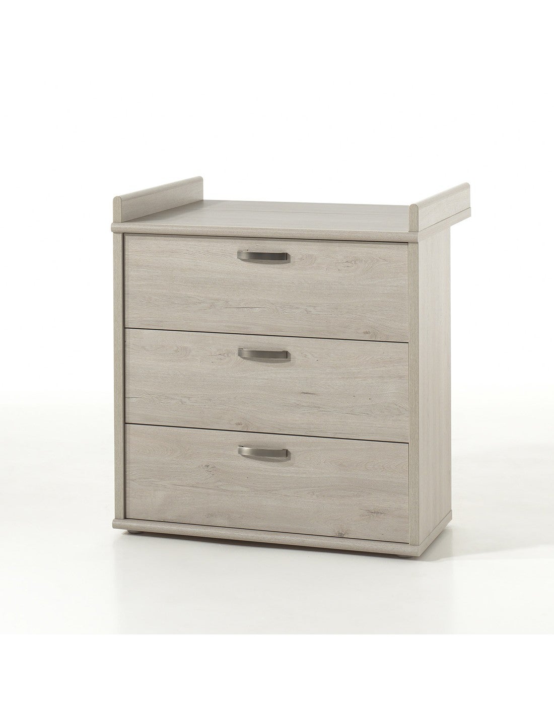 Commode bébé robuste avec table à langer intégrée coloris chêne clair ...