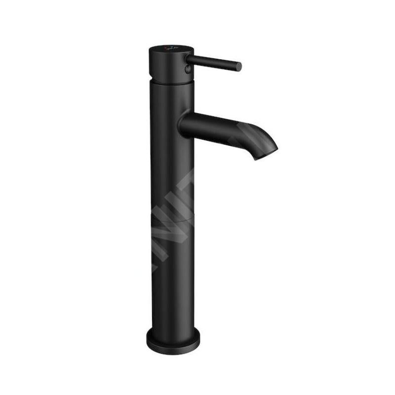 Jika Mio Style - Mitigeur de lavabo, Cold Start, noir mat ...