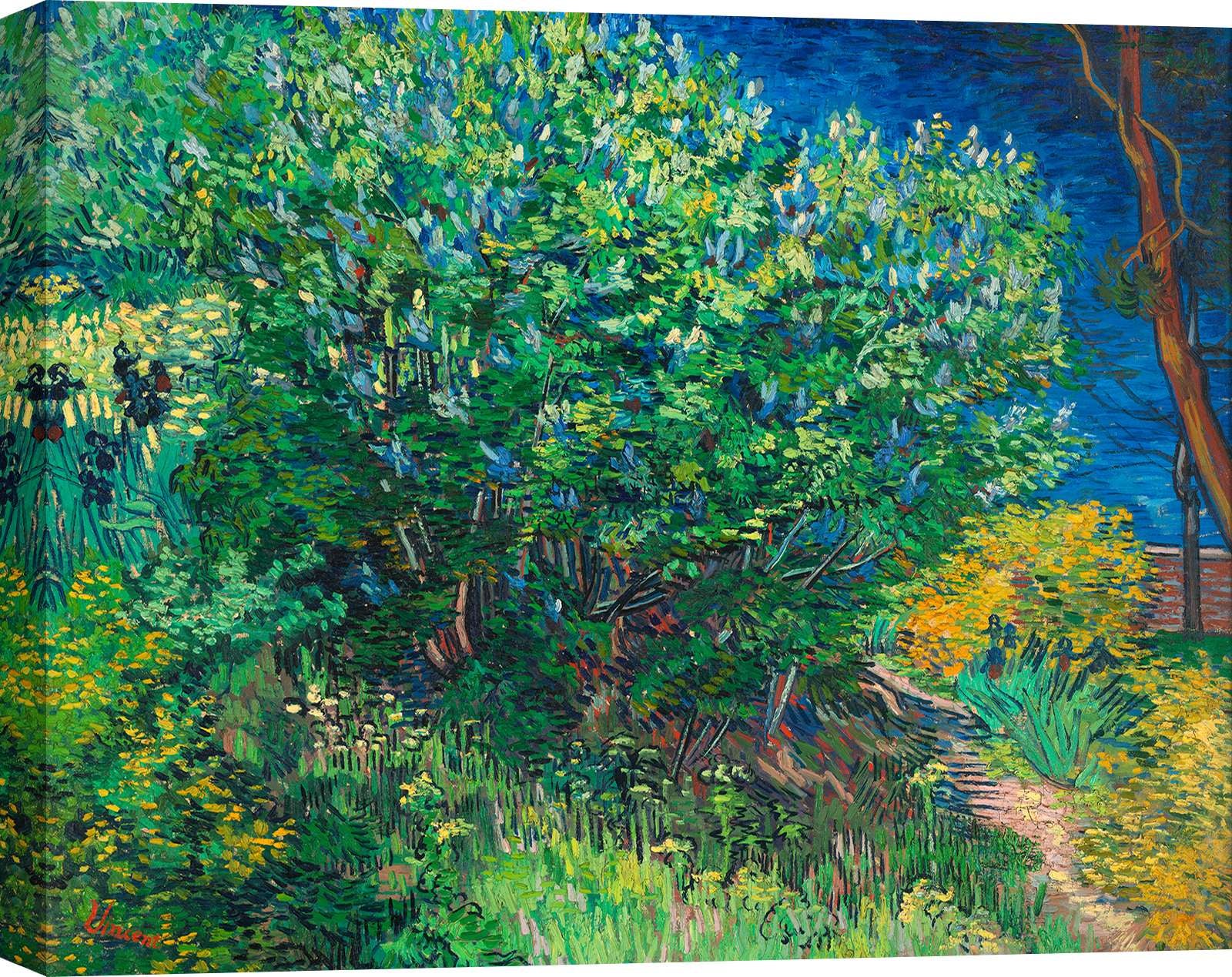 Peinture sur toile - Vincent van Gogh, Lilas, 1889 - 100x70 cm | Leroy ...