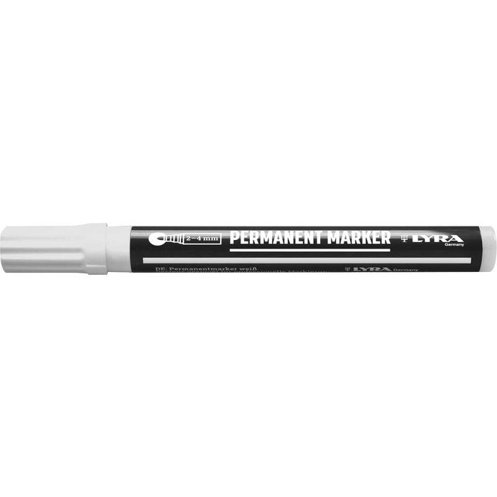 Marqueur permanent blanc - LYRA - Pointe fine 1-4 mm | Leroy Merlin