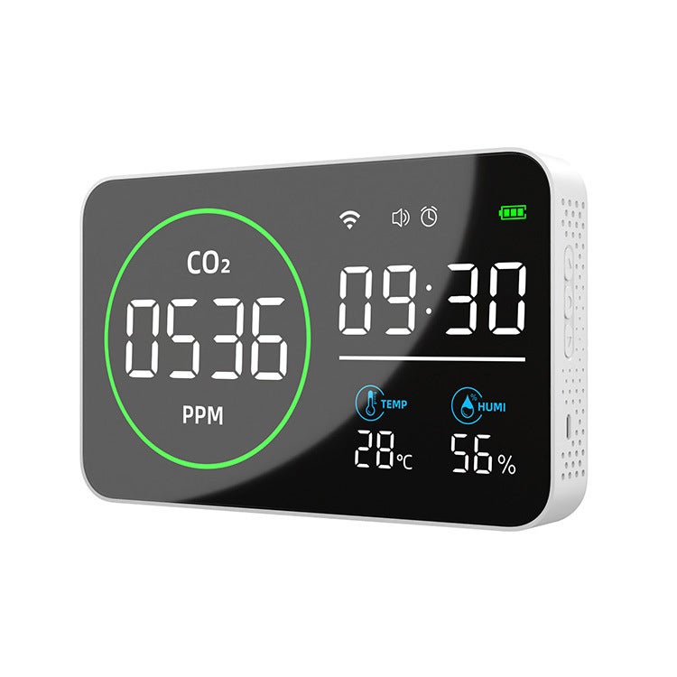Detector de CO2 por infrarrojos WiFi portátil - Medición de temperatura ...