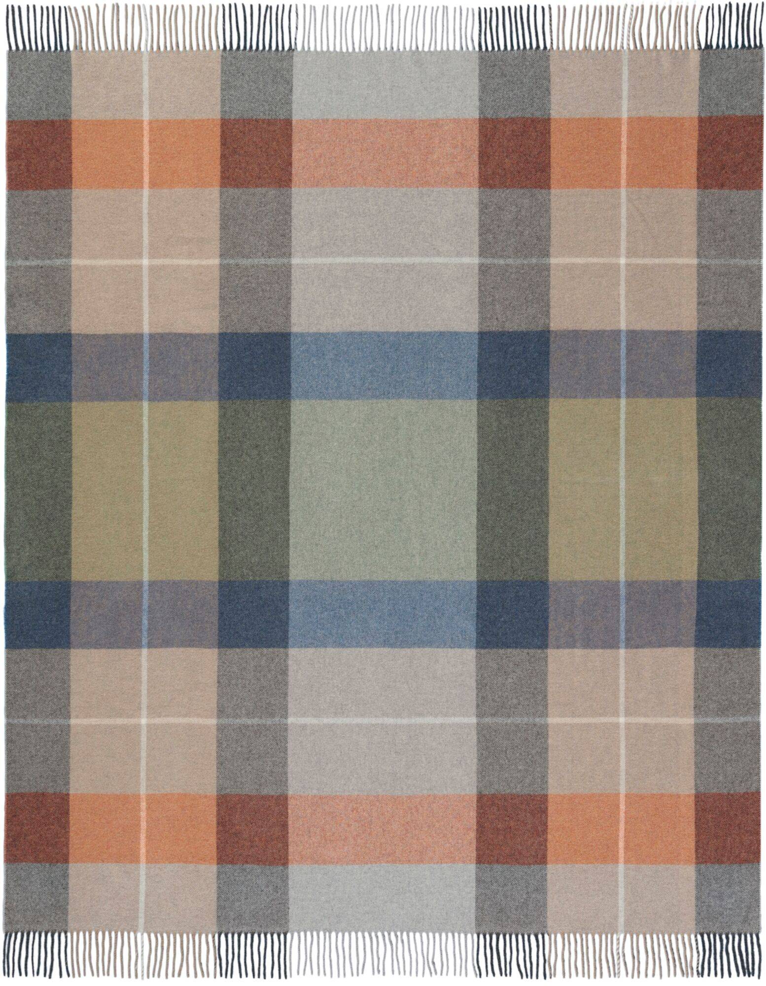 Plaid laine vierge Lison, automne-- | Leroy Merlin