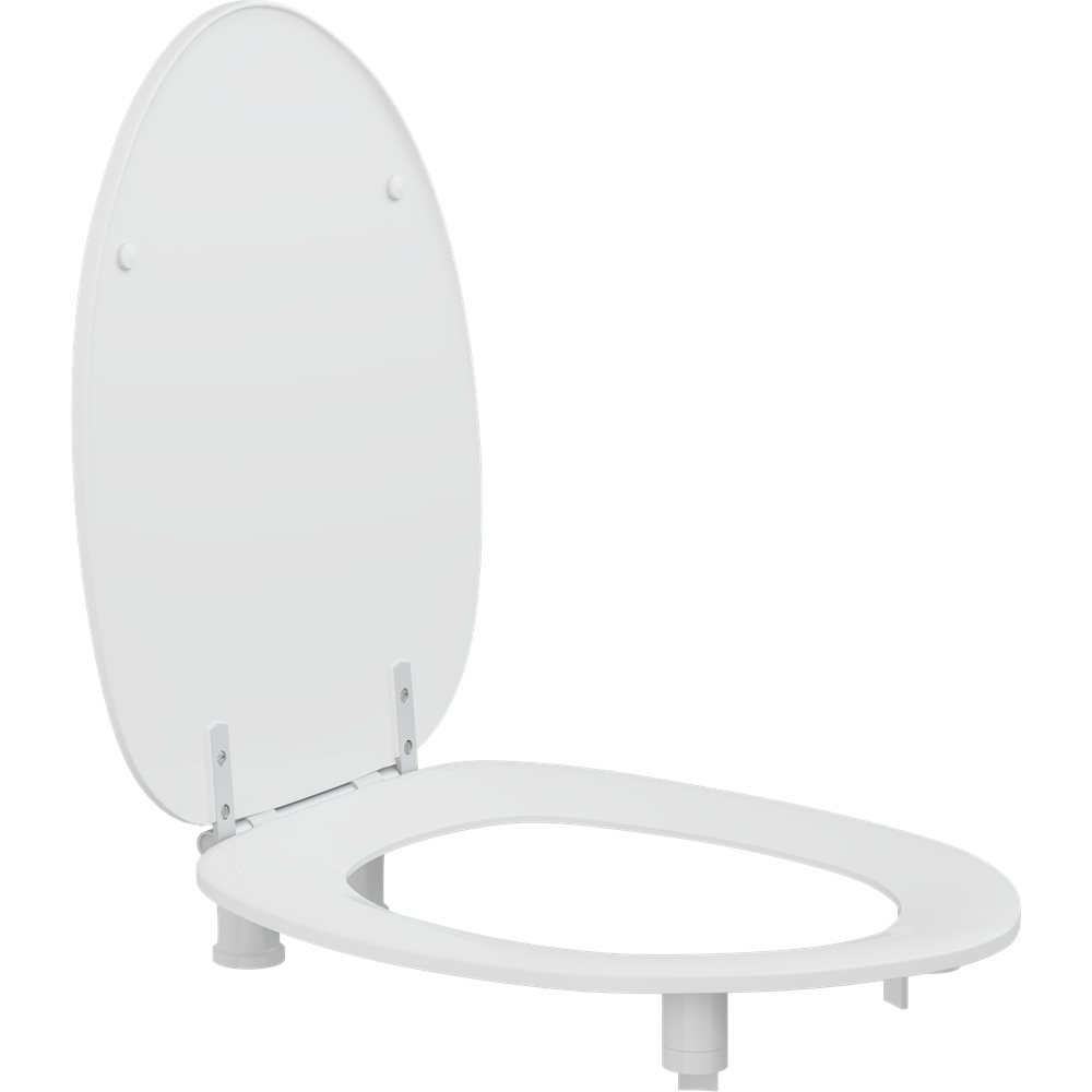Pressalit Siège de WC Dania 5 cm a/couv. Avec | Leroy Merlin