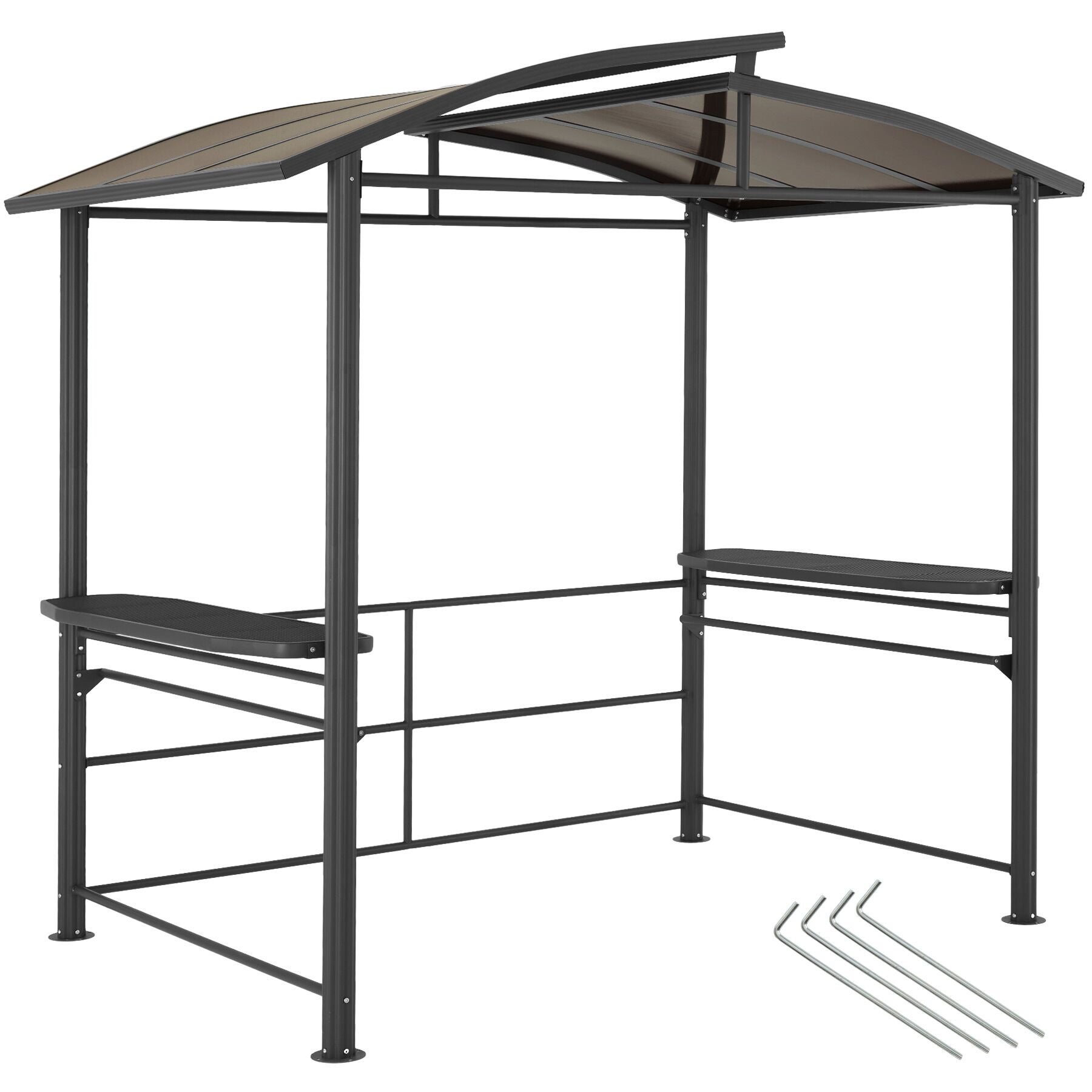 Abri pavillon pour barbecue bonne circulation de l'air Résistant aux ...