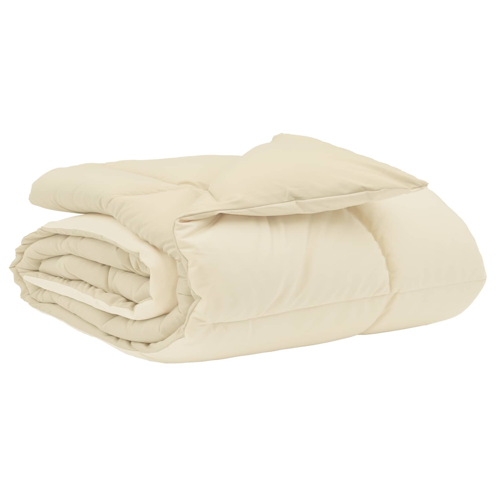 Duvet complet toute l'année Crème 140 x 220 cm Microfibre | Leroy Merlin