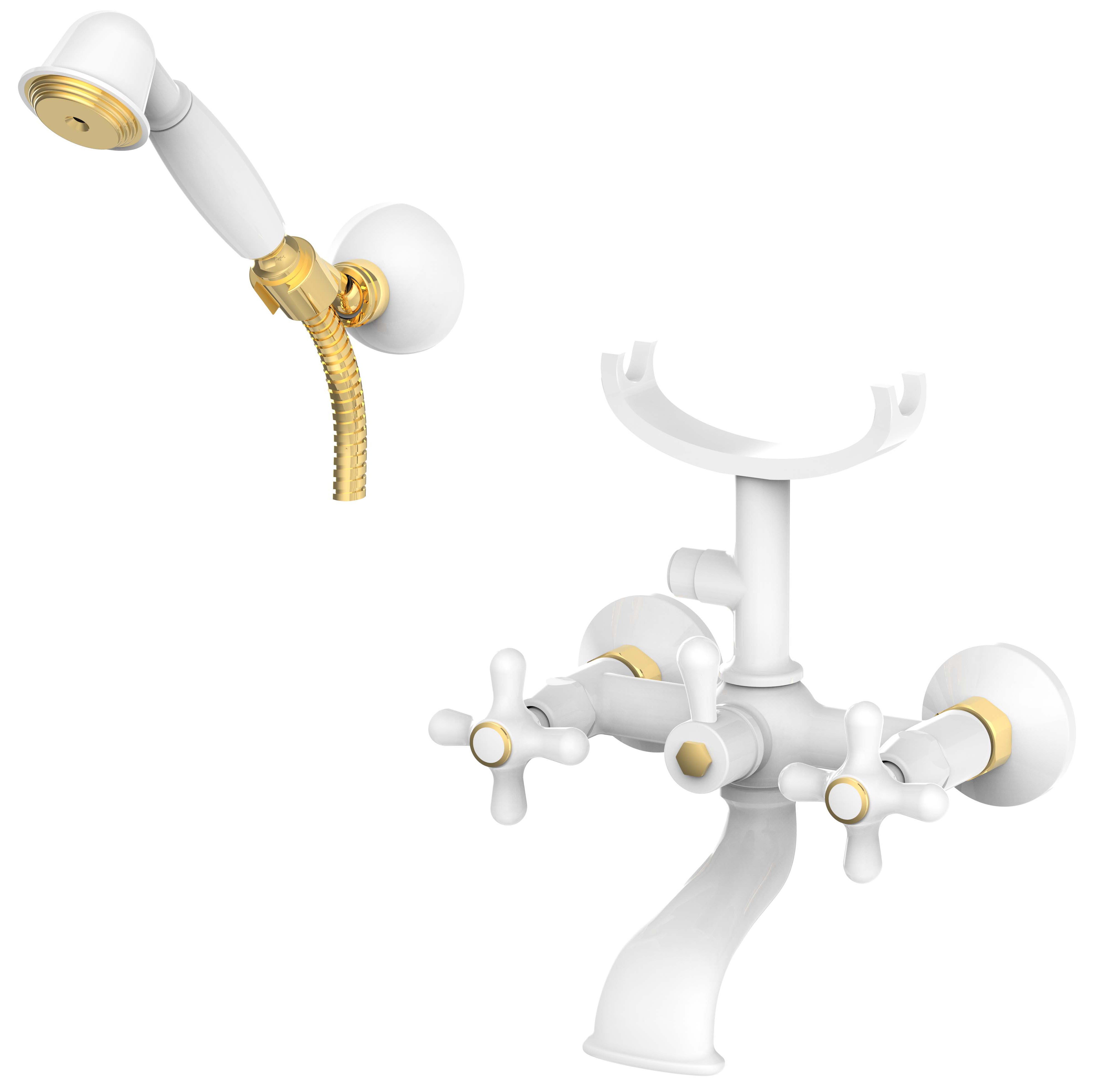 Groupe baignoire/douche de luxe avec inverseur série Paffoni Iris avec ...