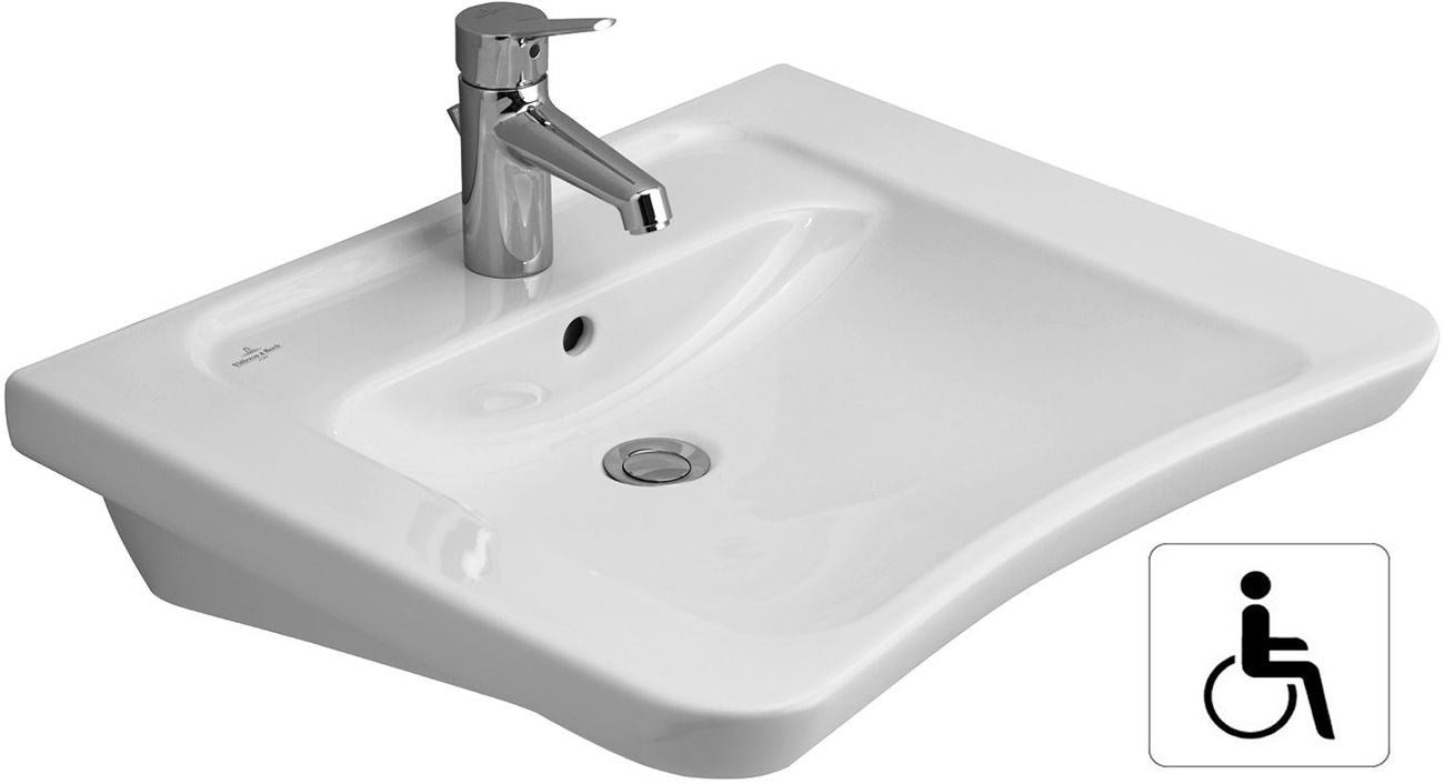 Lavabo Villeroy & Boch Lavabo Architectura vita 650x550mm, blanco ...
