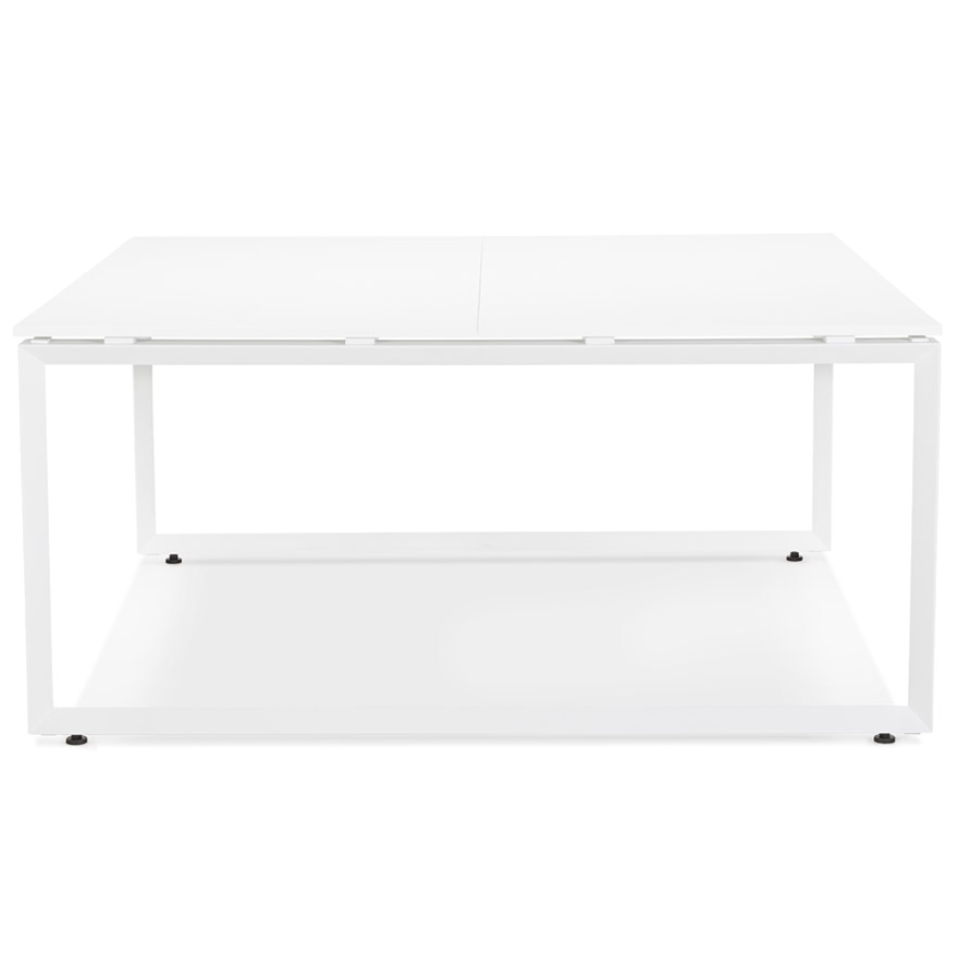 Table de réunion / bureau bench 'BAKUS SQUARE' blanc - 160x160 cm ...