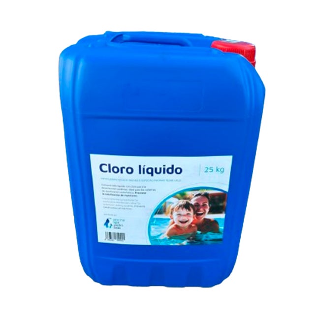 Cloro líquido: desinfecta agua y elimina bacterias eficazmente