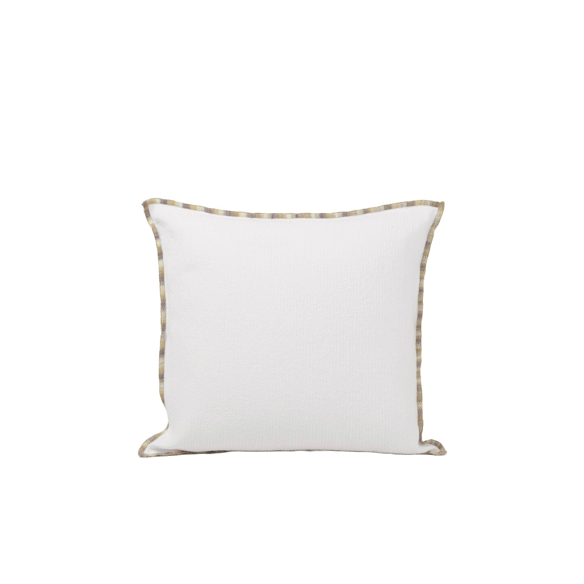Housse de coussin GHABY blanc et bourdon en dégradé 40x40 cm | Leroy Merlin