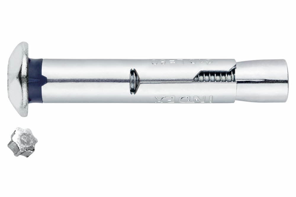 Cheville anti-rotation pour charges moyennes - Tête inviolable - Zingué ...