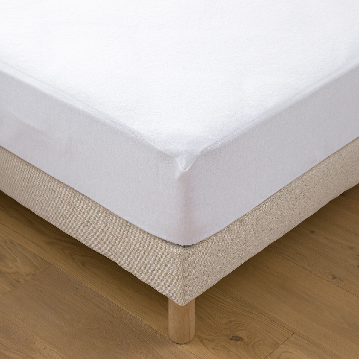 Protège-matelas housse molleton - Blanc - 120 x 190 cm | Leroy Merlin