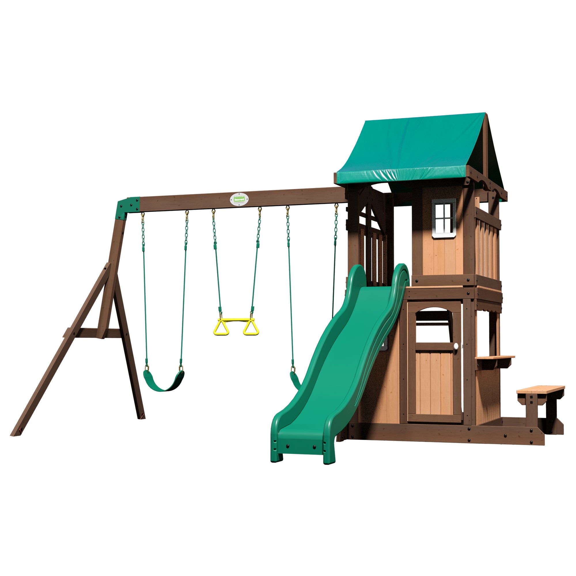 Backyard Discovery Lakewood | Casetta in legno con altalene, scivolo e ...