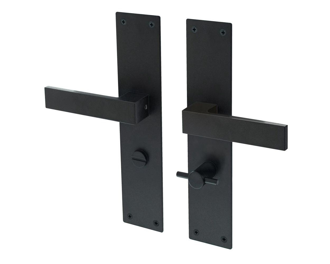 Wovar Poignée de porte Lavuzo Trapini noir - Poignée pour WC WC63 - Par ...