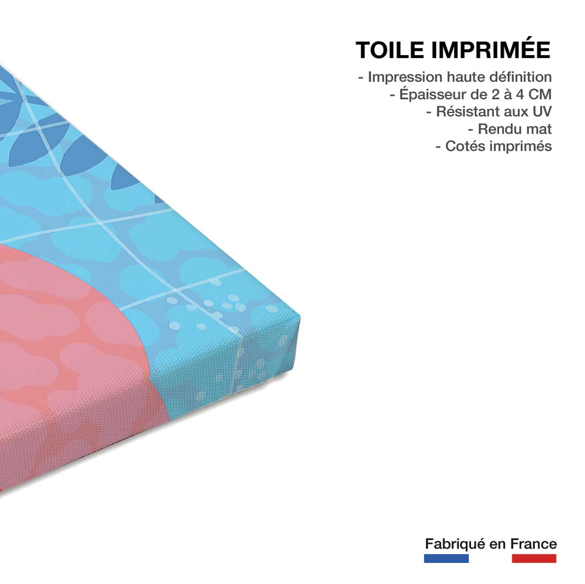 Tableau pop art femme au bord de la piscine - 40x60cm | Leroy Merlin