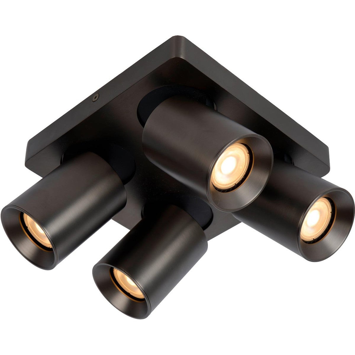 Lucide NIGEL - Foco de techo - LED Dim to warm - GU10 - 4x5W 2200K ...