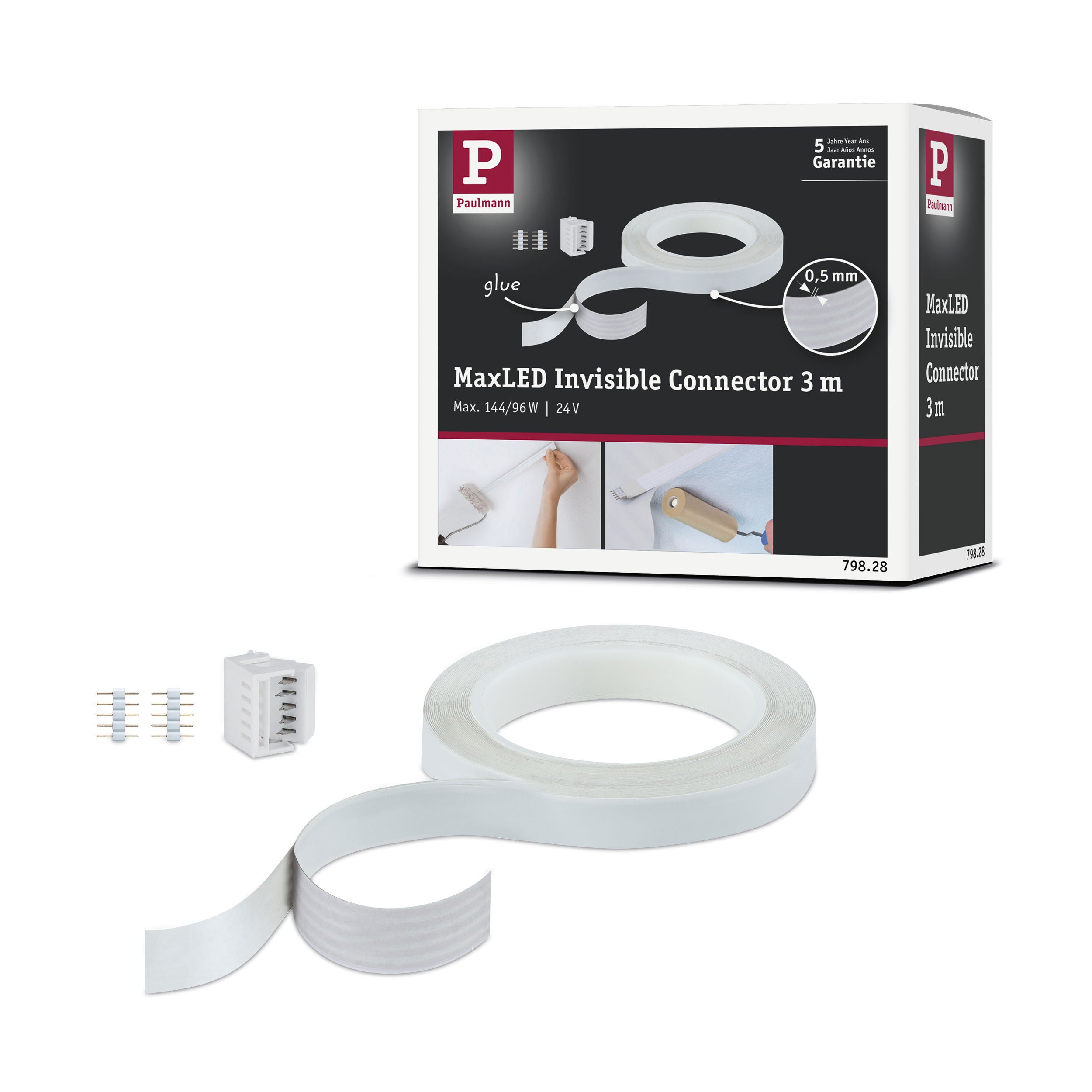 MaxLED accessoires Connecteur Invisible Blanc | Leroy Merlin