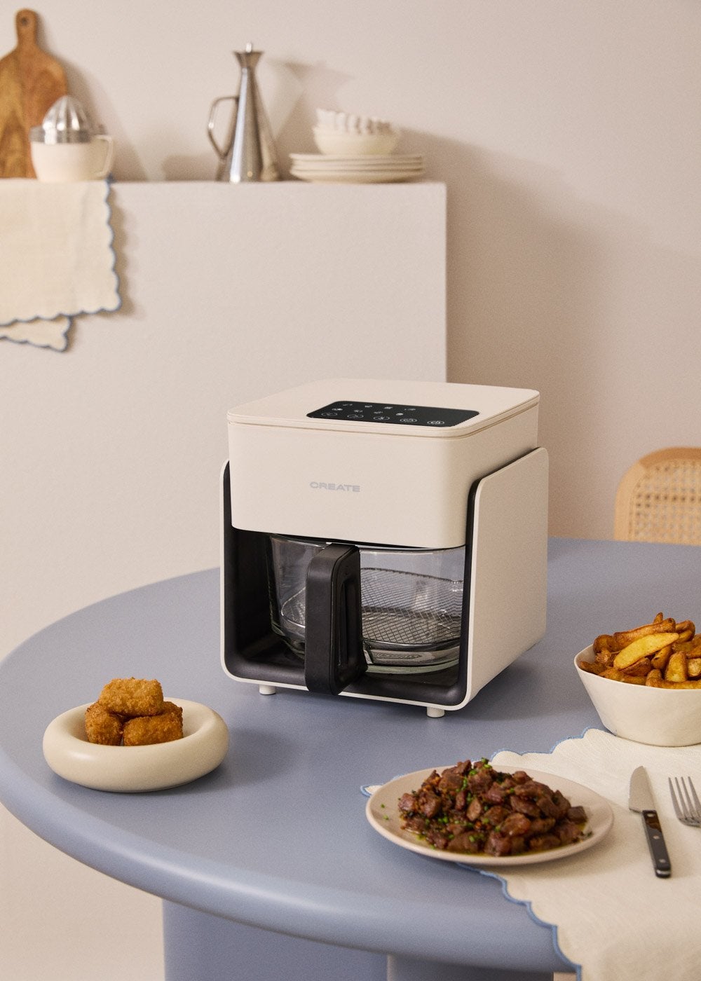 AIR FRYER STUDIO CRYSTAL - Friteuse à air en verre 4,2 L, 1300W | Leroy Merlin