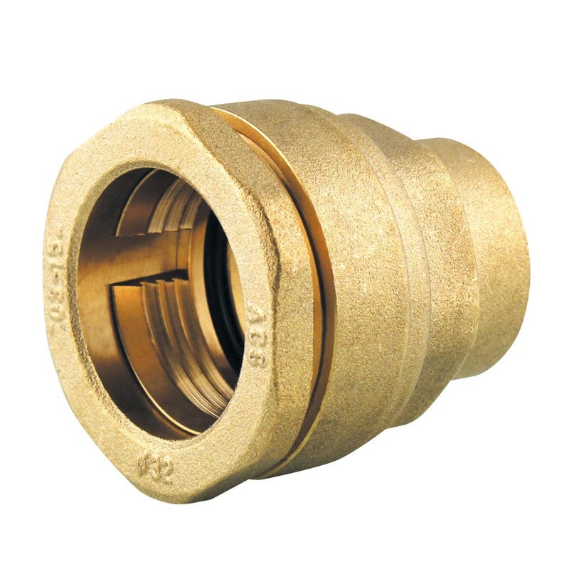Raccord laiton taraudé femelle pour tube PE Ø32x1" | Bricoman