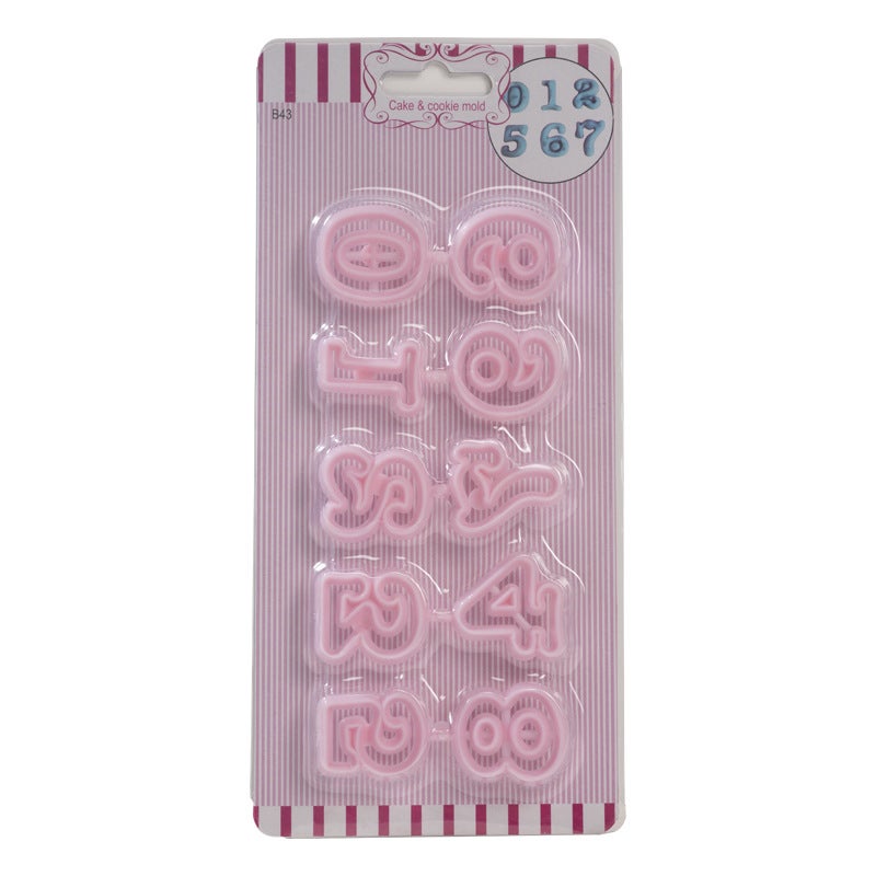 Conjuntos piezas cada uno cortadores de galletas digitales para fondant ...