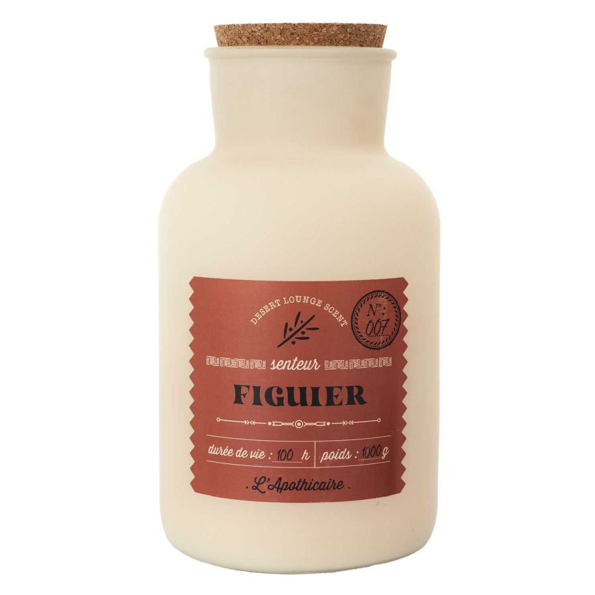 Bougie Parfumée Déco "Desert" 1000g Figue | Leroy Merlin