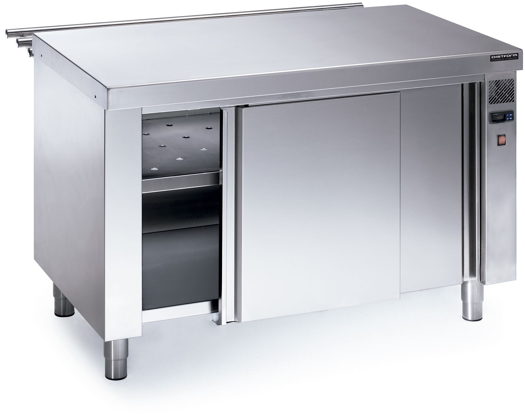 Self avec Réserve Chauffante en Acier Inoxydable - Capacité GN de 3 à 4 ...