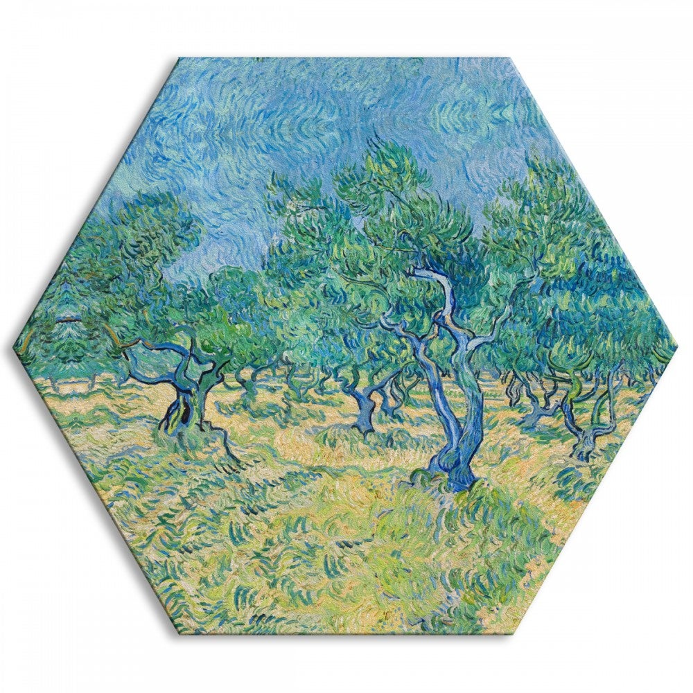 VAN GOGH - OLIVIERS - Toile Hexagonale - Tableau Imprimé Sur Toile Et ...