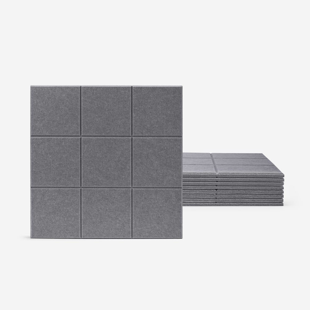 Fijate 8 paneles decorativos 60x60 absorbentes de sonido en poliéster ...
