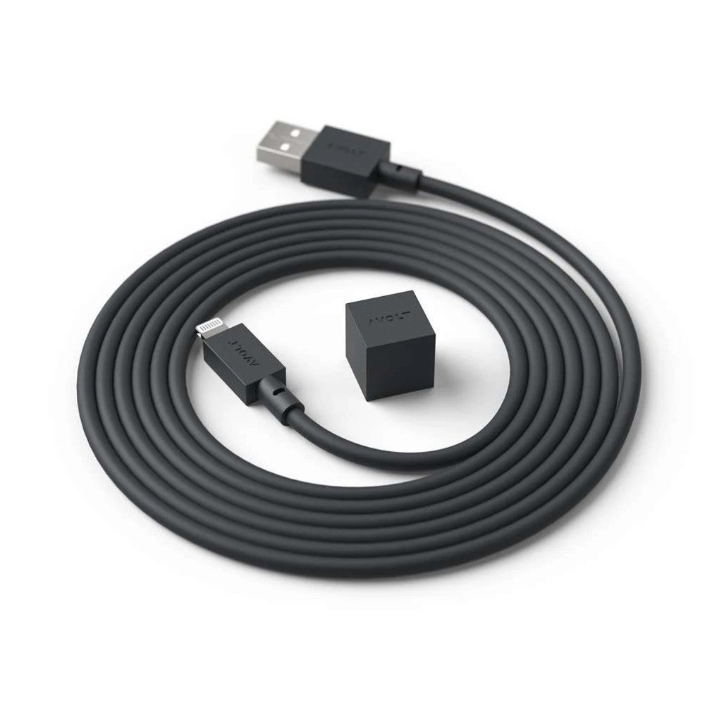 Cable USB A 1,8m Stockholm Black | Leroy Merlin