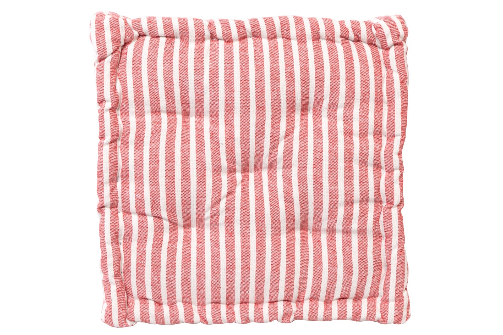 Cojin Suelo-Futon Rona 40X40 Cm Rayas Rojo Blanco | Leroy Merlin