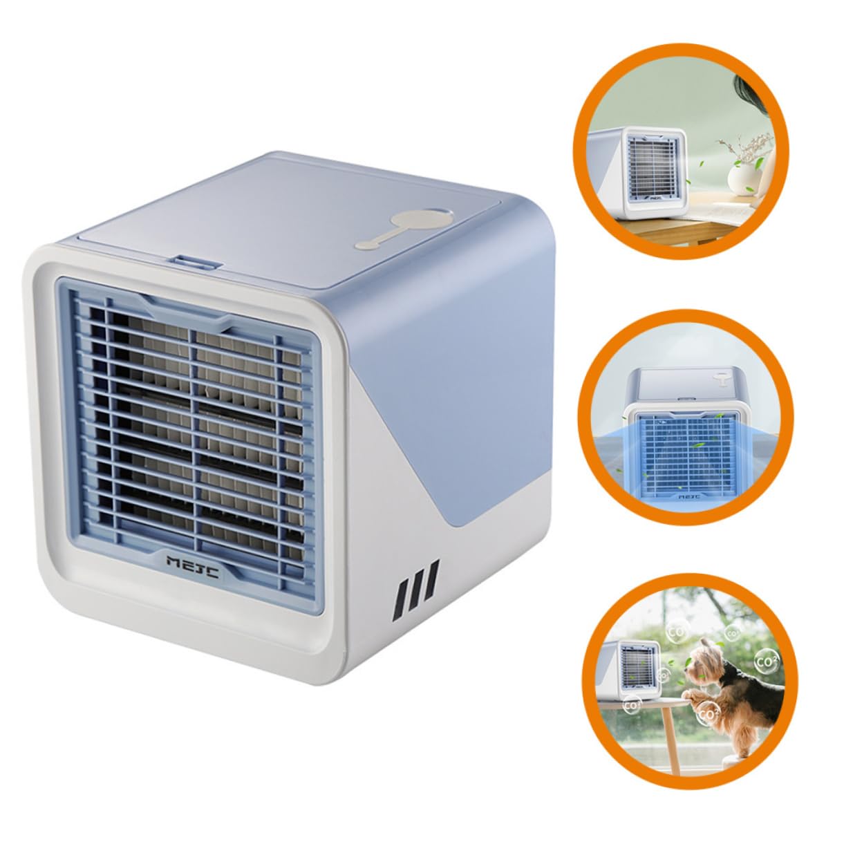 Mini ventilateur portable rechargeable, petit ventilateur de bureau ...