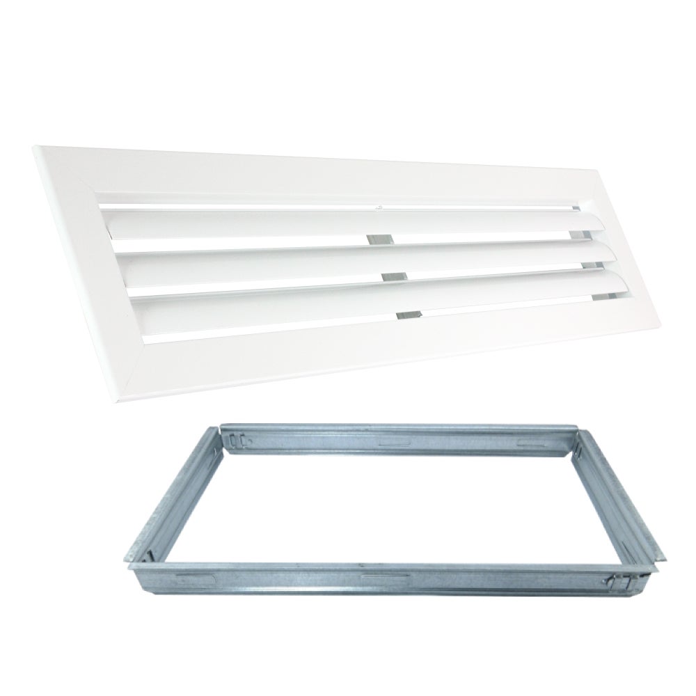 Rejilla Rectangular para aire acondicionado por conducto Blanca Lama ...