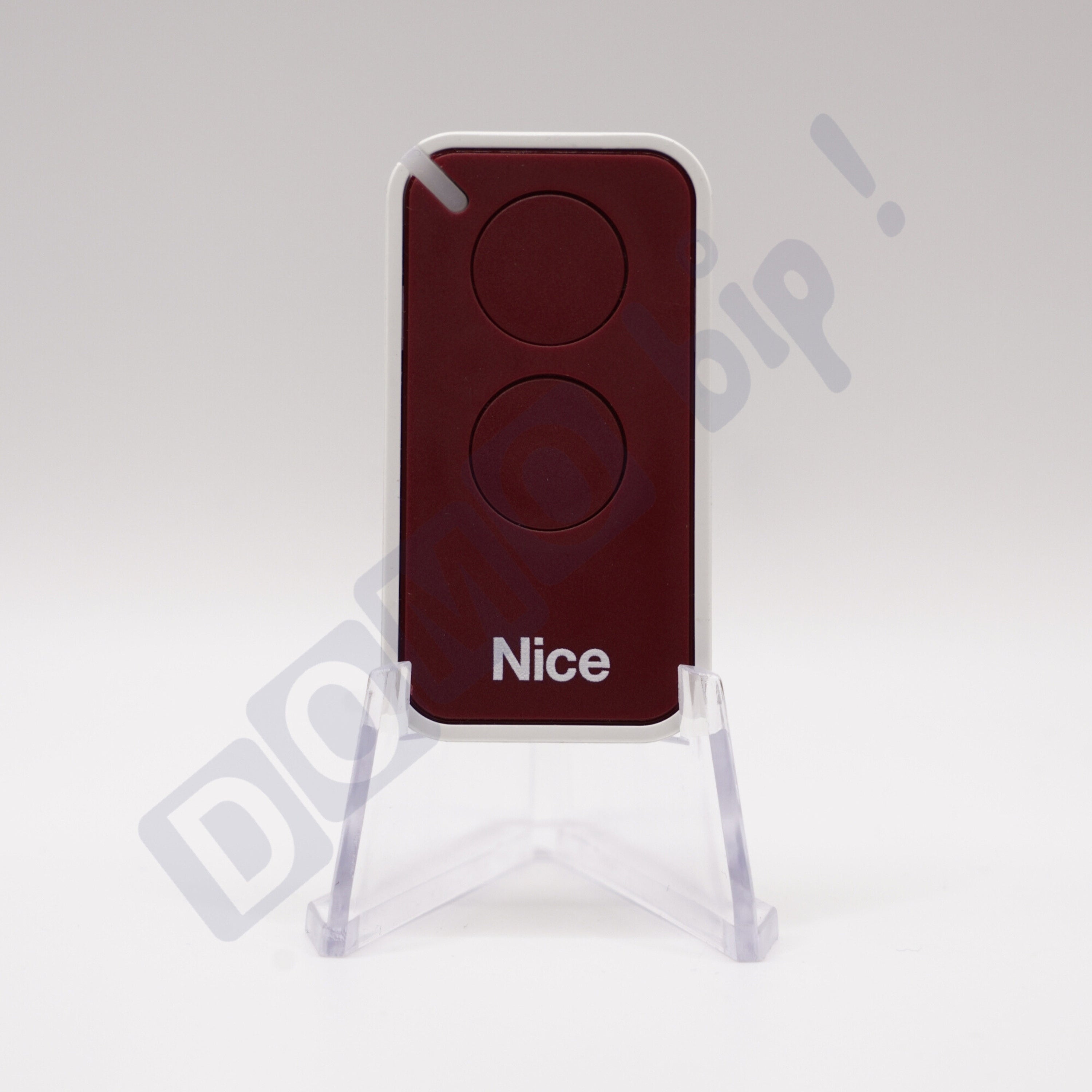 Télécommande Nice INTI2 (INTI 2) Rouge – Modèle INTI2R – 2 Canaux – 433,92 MHz – Rolling Code ...