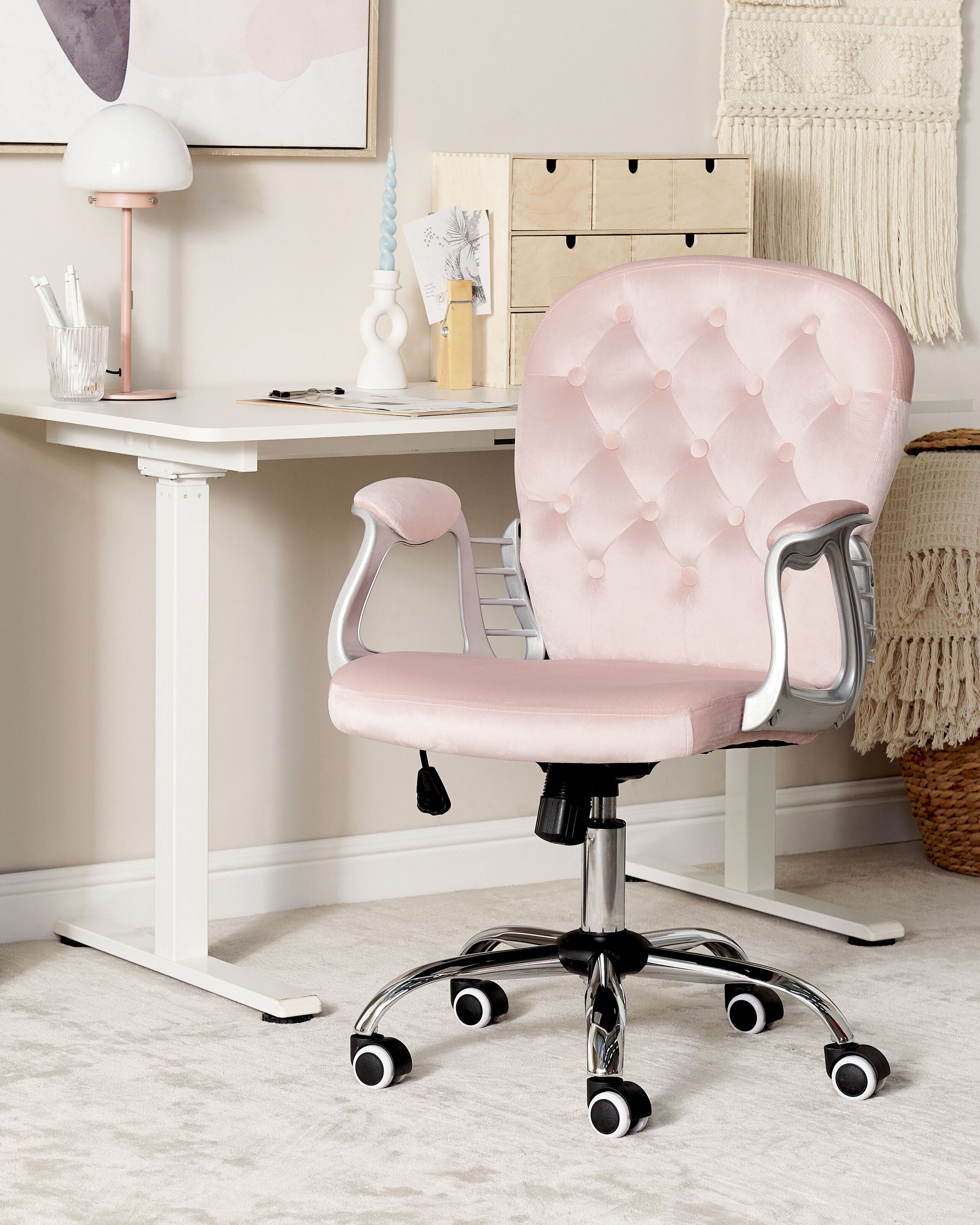 Chaise De Bureau Rose