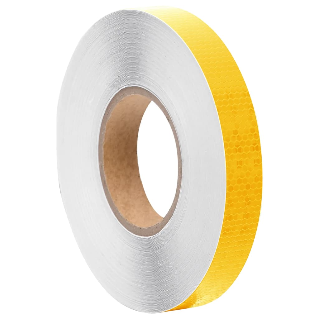 Bande réfléchissante Jaune 2,5 cmx50 m PVC vidaXL | Leroy Merlin