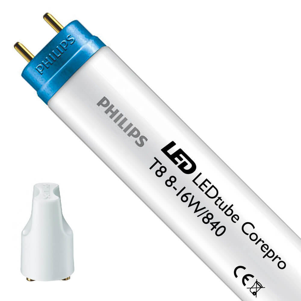 Tubo fluorescente LED "CorePro LEDtube" T8/G13 (8W 4000K 800lm) IP20 Ø2,8x60,2cm color blanco ...