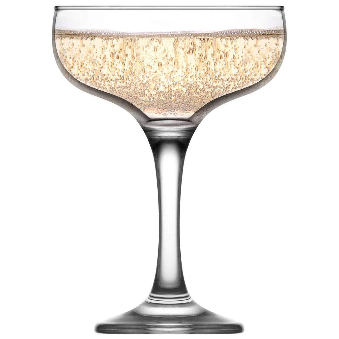 Set de 6 copas de champagne de cristal, 235 ml, modelo Misket, juego de ...