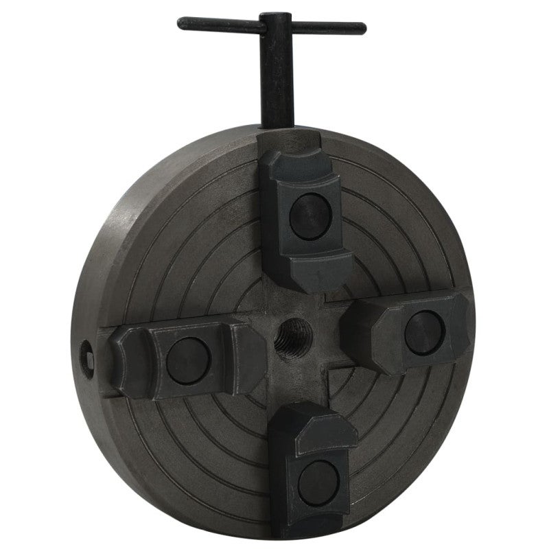 Mandril madera 4 mordazas con conexión M18 acero negro 150x63mm vidaXL ...
