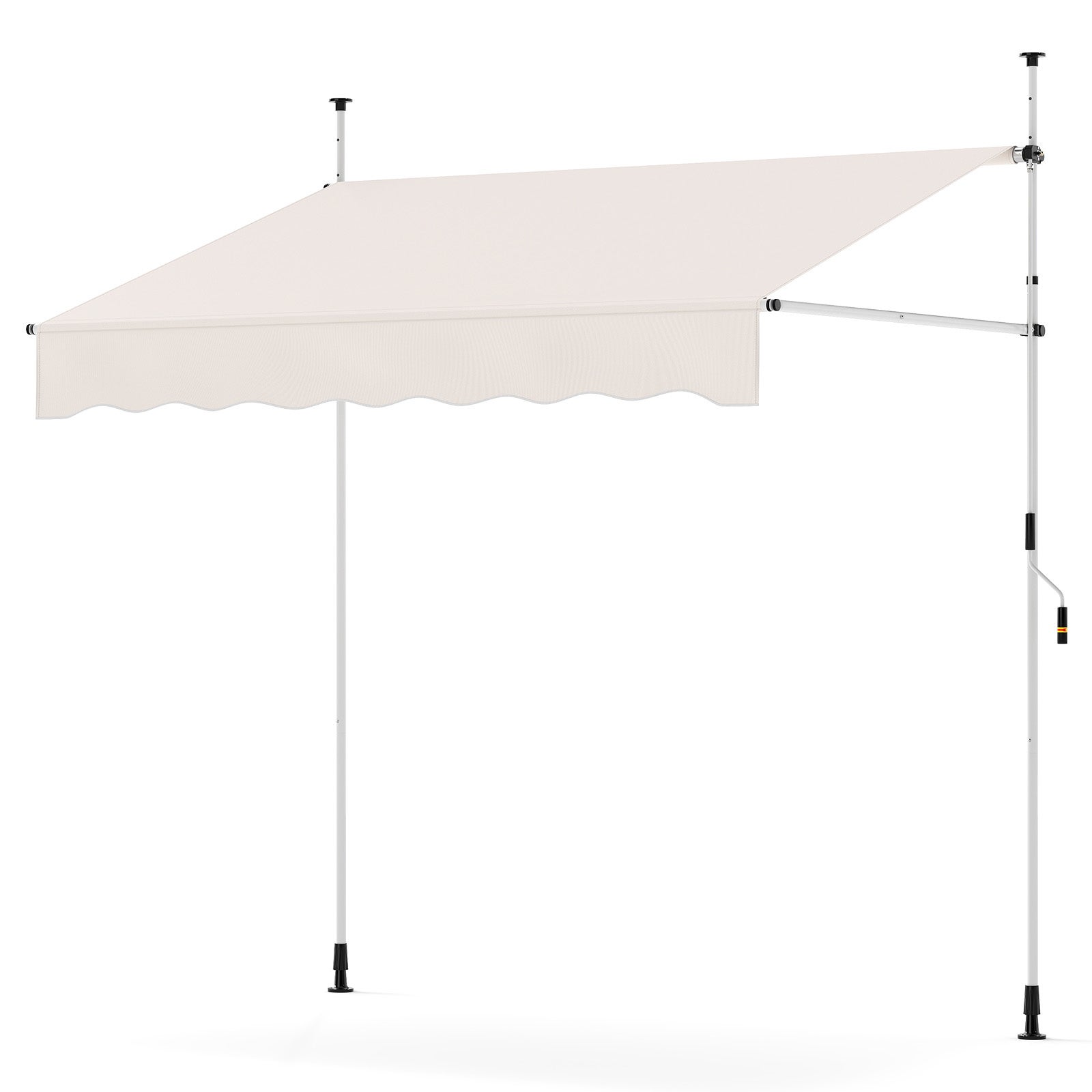 Toldos Exterior Terraza, Toldo Manual con Manivela y Resistente a la ...