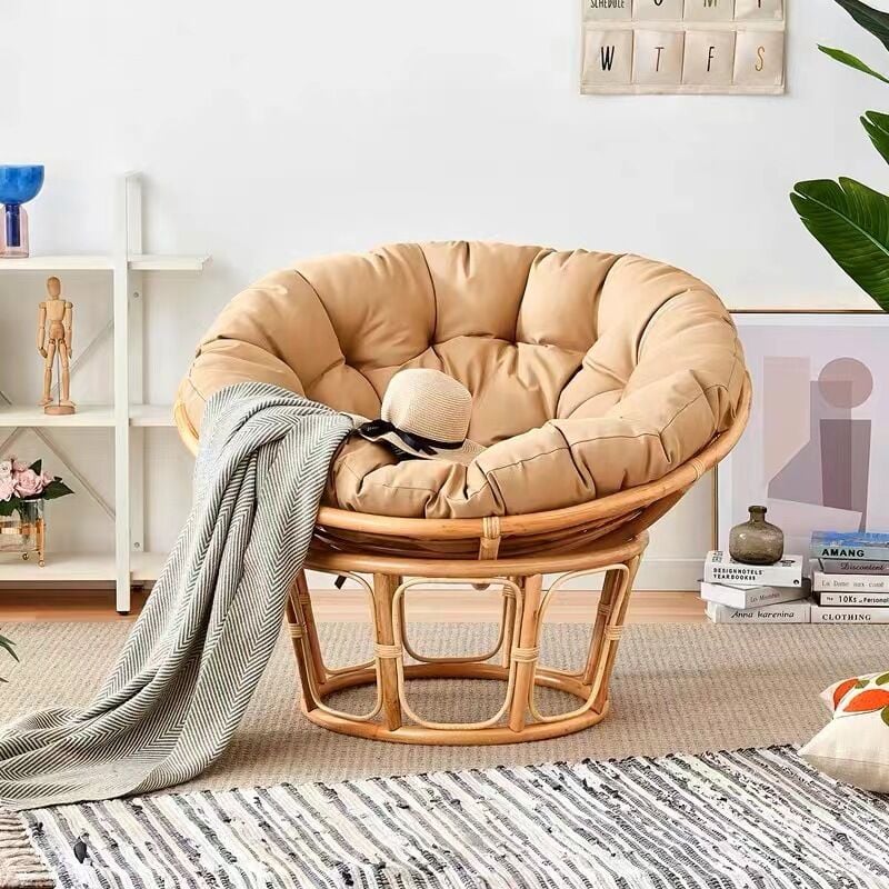 Swing Single Hanging Chair Cushion Coussin rond - 40X40cm, kaki, 1pc ...
