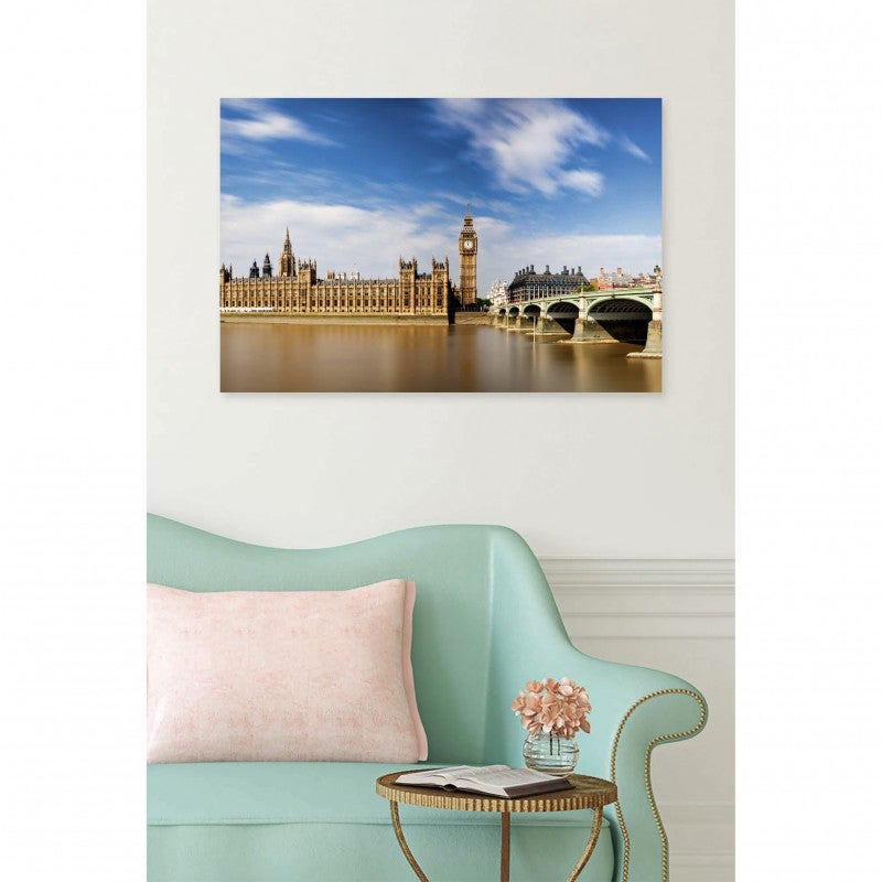 Tableau toile XXL en kit Westminster 90 x 60 cm - Toile textile sans ...