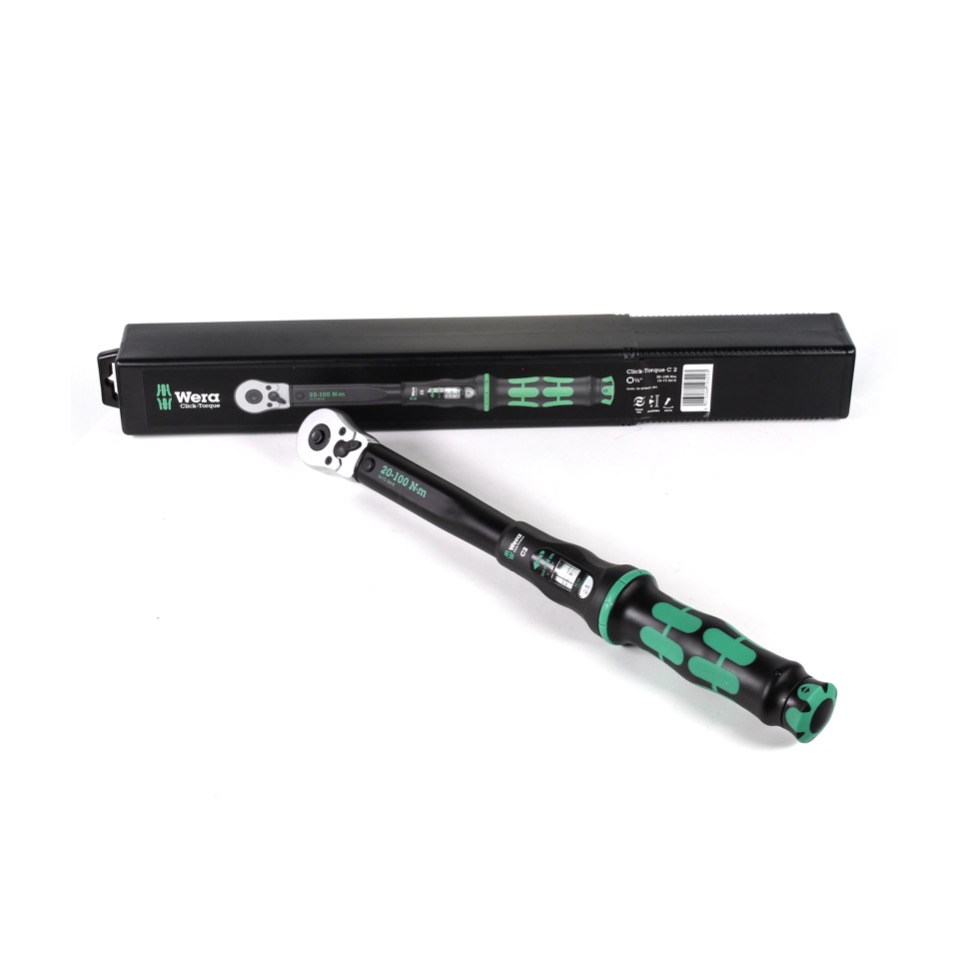 Wera Click-Torque C2 Clé dynamométrique 1/2" - 100Nm avec Crémaillère ...