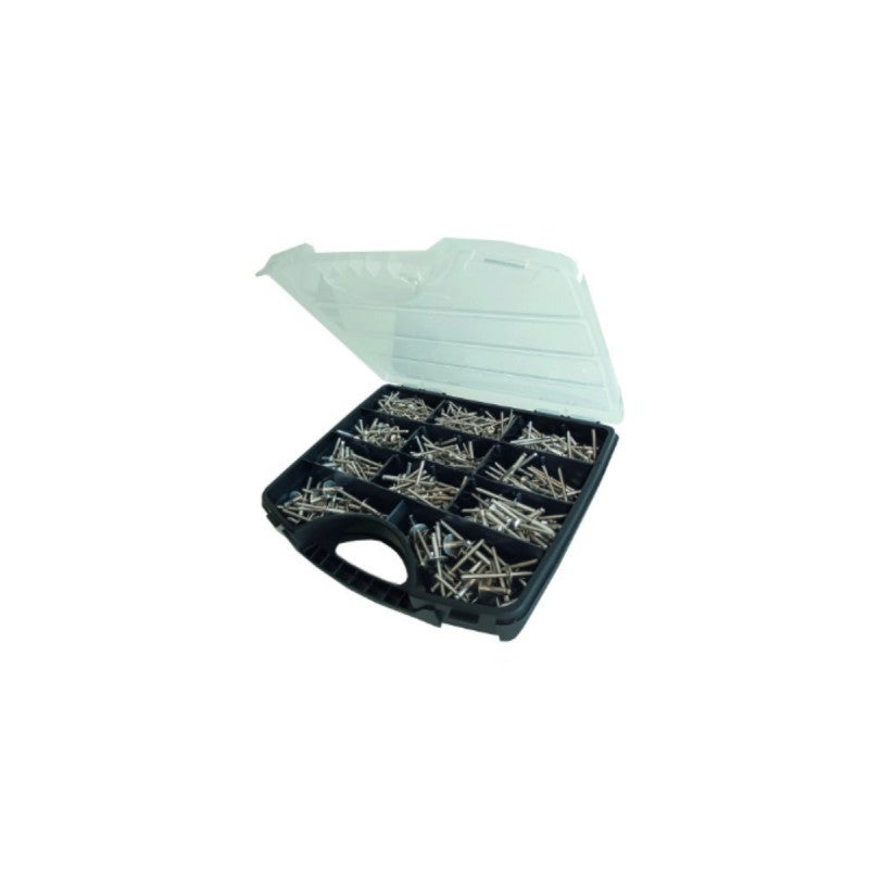 Coffret 500 rivets inox TRS et TEL DEGOMETAL - Diamètre 3,2 à 4,8 mm ...