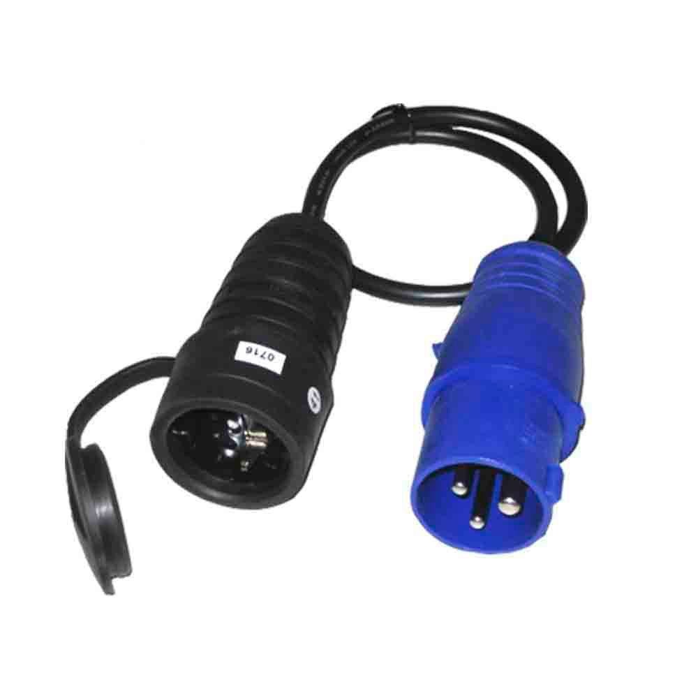 Clavija Cetac con Cable y Base Aérea T/TL 16A 250V EDM | Leroy Merlin