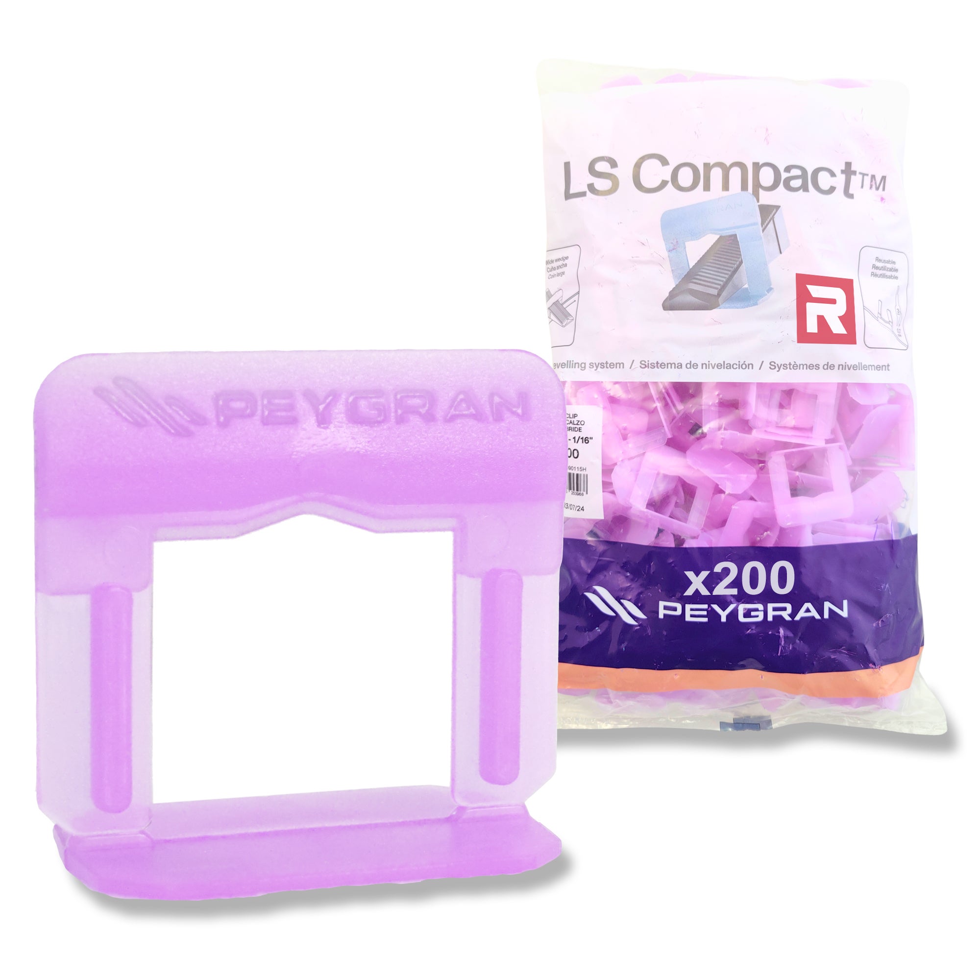 Calzos Peygran LS Compact 1,5 mm - Bolsa 200 ud. | Leroy Merlin