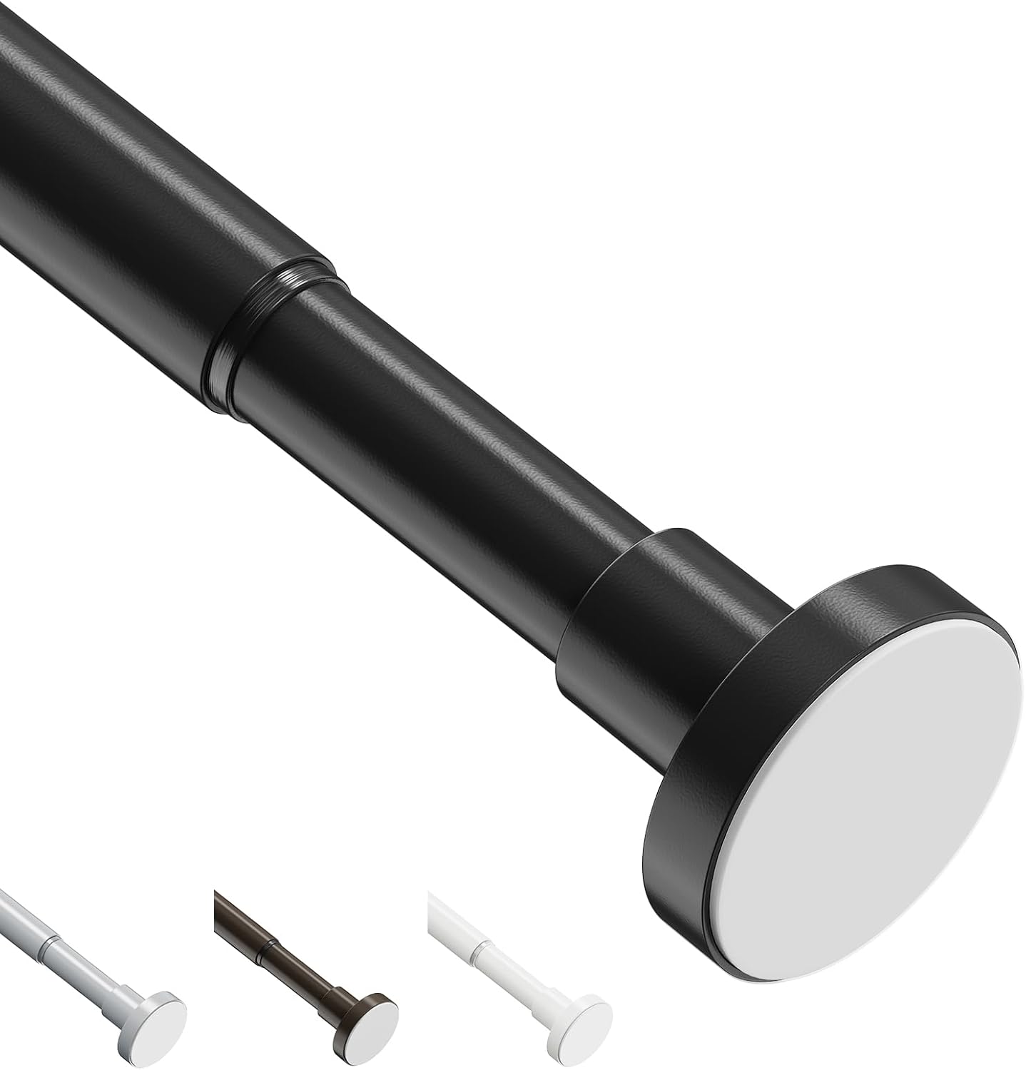 Tringle à rideau télescopique sans perçage 55-85 cm, diamètre 25 mm ...